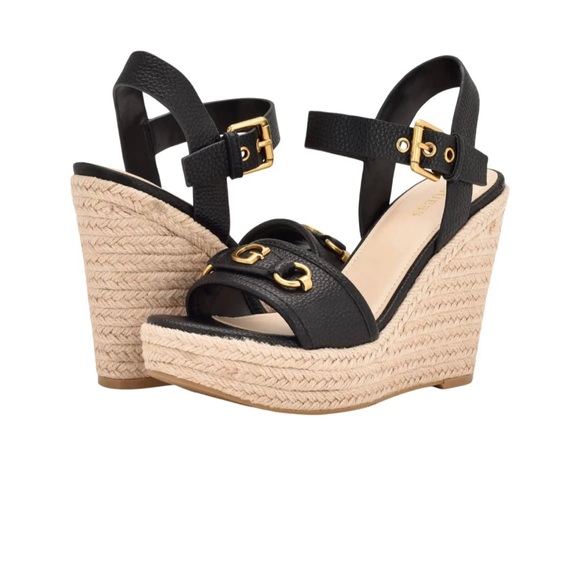 Guess | Shoes | Used Like New Guess Hisley Espadrille Wedge Sandal ...